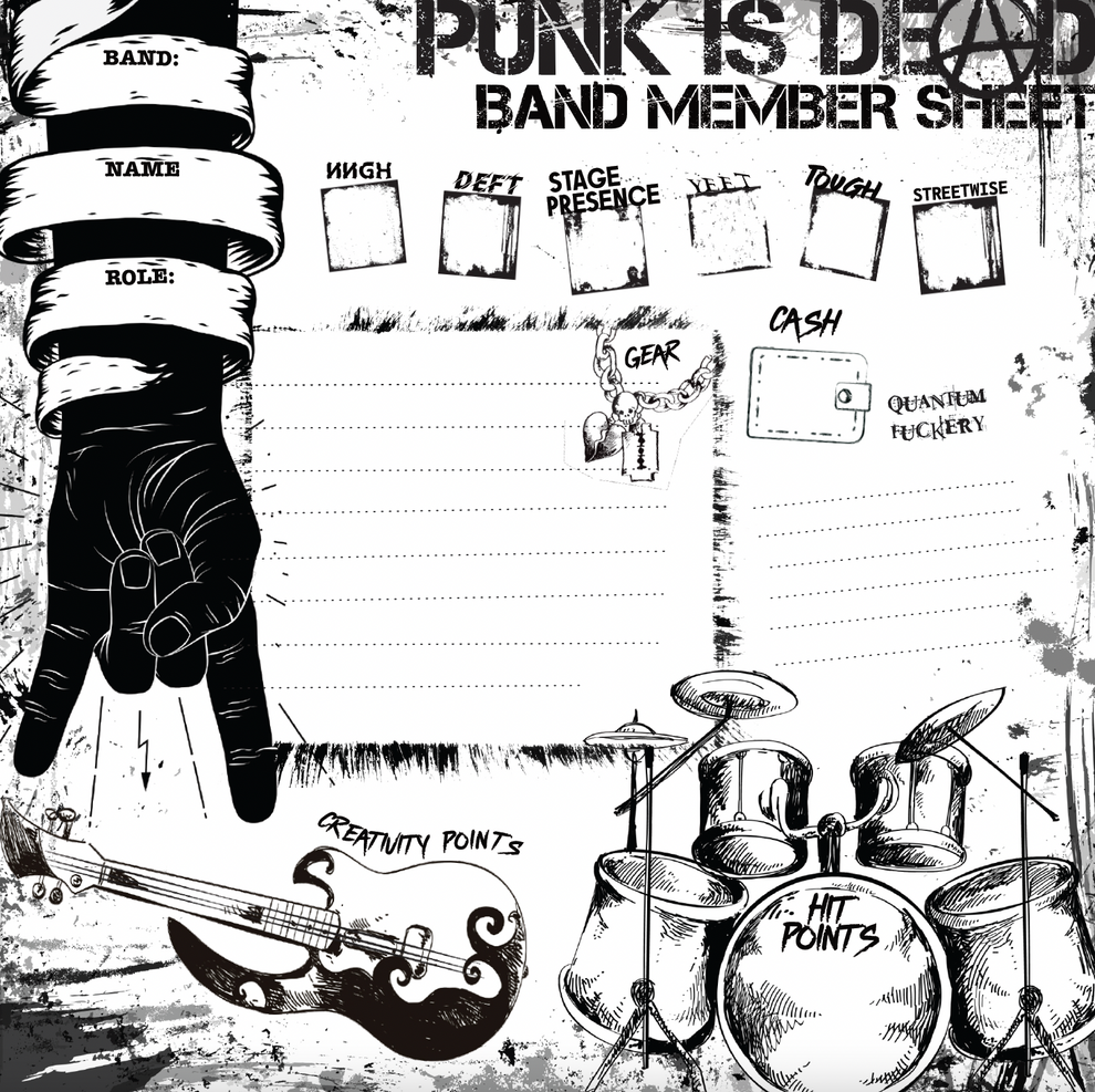 Punk is Dead TTRPG - Core Rulebook – Critical Kit LLC